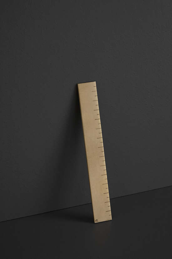 15cm Brass Ruler - studiokyss